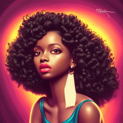 Extremely Detailed Stunning Beautiful Dark Skinned Girl · Creative Fabrica