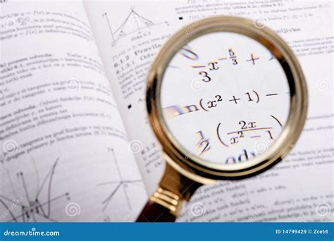 Math Reference Book Detail Stock Image Image Of Difficulty 14799429