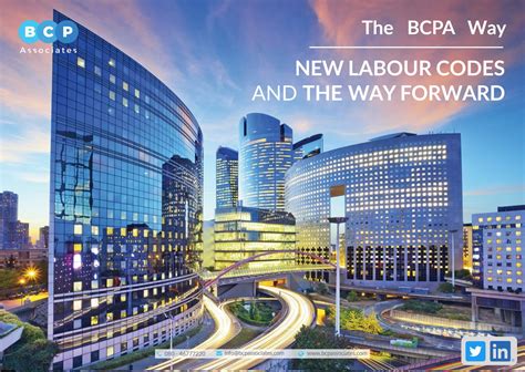 BCPA Way New Labour Codes The Way Forward