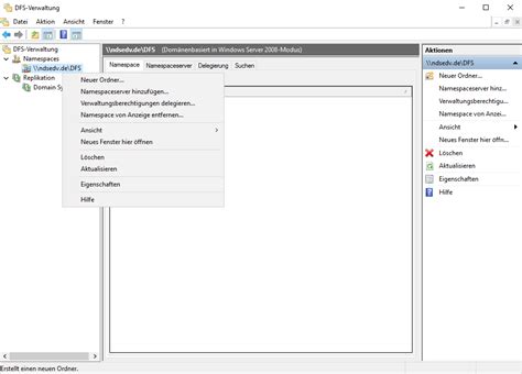 Server 2016 DFS Installieren Und File Server Einbinden Der Windows