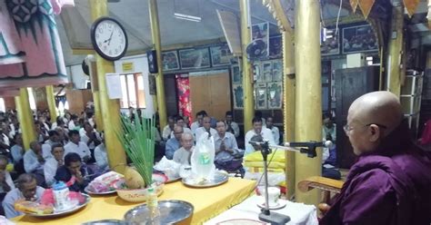 ဝါဆိုလပြည့်ဓမ္မစကြာအခါတော်နေ့၌မာန်အောင်မြို့ မြို့မကျောင်းကြီးနှင