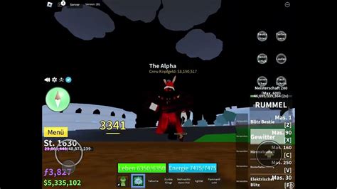 Rumble And Awakened Rumble Showcaseblox Fruits Youtube