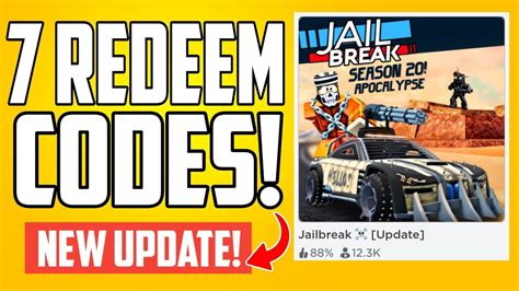 Jailbreak Codes 2024 Every Working Codes All Roblox Codes [update