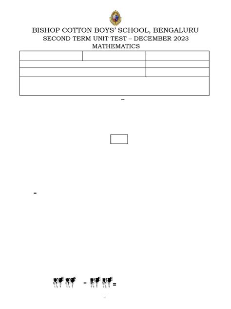 Std 1 Math 2 Pdf Mathematics