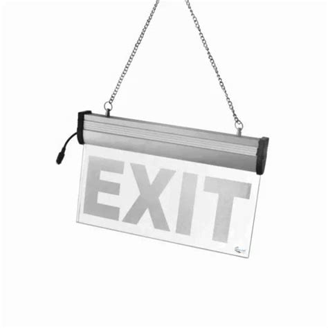 Metal Rectangular Led Exit Signage At ₹ 1850 Piece In Lucknow Id