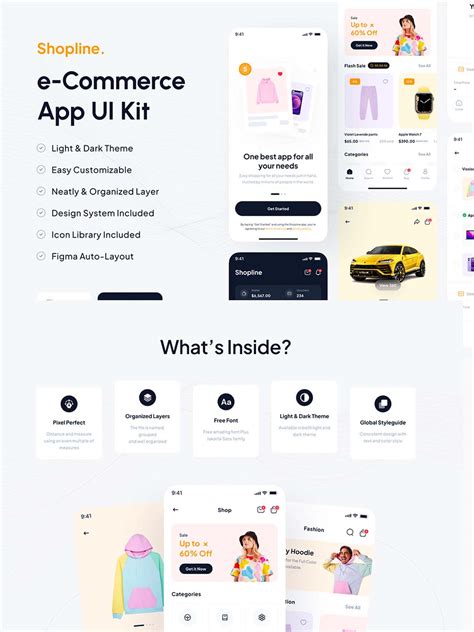 超简约外卖APP UI资源素材figma源文件送餐app UI套件素材下载