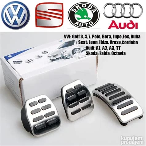 Sportske Pedale Vw Golf 3 4 Polo Bora Lupo Fox Buba Kupujemprodajem