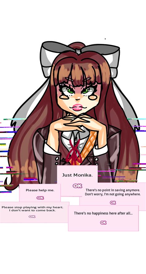 My Drawing Of Monika D Scrolller