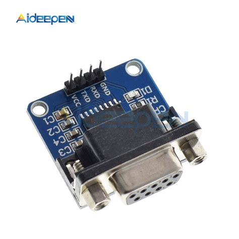 Max3232 Rs232 To Ttl Serial Port Converter Module Db9 Connector Max232