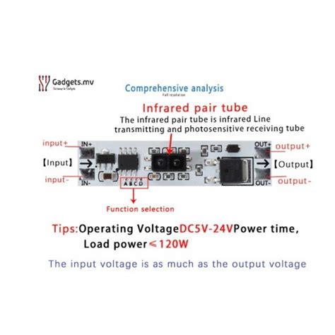 5a Constant Voltage 6 In 1 Multifunction Hand Sweep Sensor