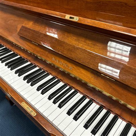 Used Samick Su131 Upright Piano In Polished Walnut Merriam