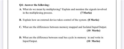 solved q4 answer the following a what do we mean by