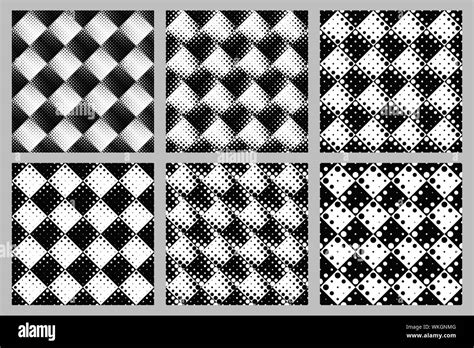 Seamless Circle Pattern Background Collection Abstract Vector Illustrations Stock Vector Image