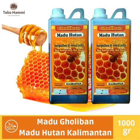 Jual MADU HUTAN KALIMANTAN 1Kg 1 KG GHOLIBAN STIKER HOLGRAM DAN