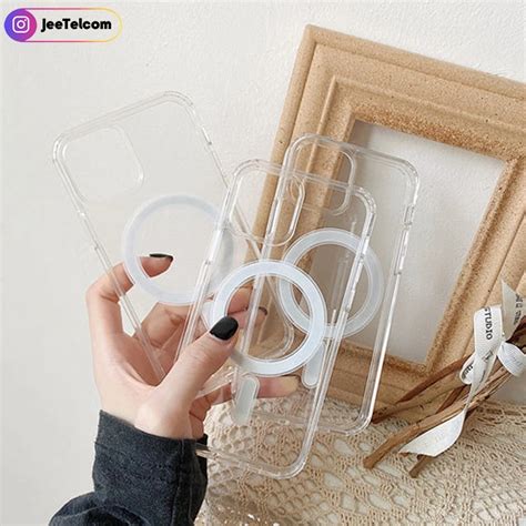 خرید قاب گوشی مگ سیف تمام شفاف و اورجینال مناسب برای گوشی Iphone 13 Pro Max