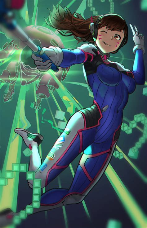 Dva Overwatch And 1 More Drawn By Yuu3 Danbooru