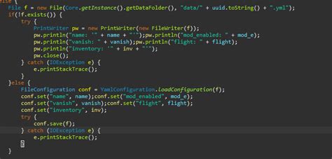 Saving Data To Custom Yaml Spigotmc High Performance Minecraft