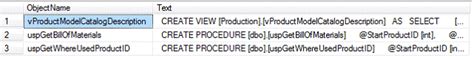 Scan A SQL Server Database For Objects And Columns Containing A Given Text Value
