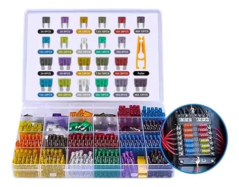 Kit Pcs Fusibles Coche Automotriz Con Caja Mercadolibre