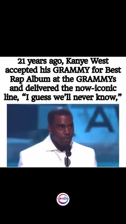🎤21 Years Ago Today Kanyes Iconic I Guess Well Never Know Grammy