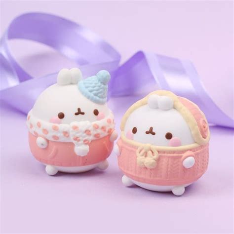 몰랑 겨울시즌 한정판 피규어 세트 몰랑이 월동준비 끝 텀블벅 Cute Clay Cute Panda