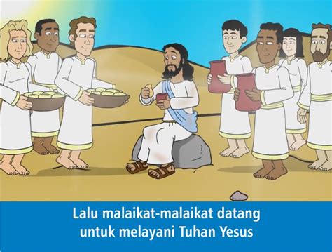 Komik Alkitab Anak Tuhan Yesus Berpuasa