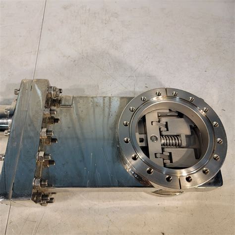 Hva 6 Cf Conflat Dn100cf Pneumatic Gate Valve Ultra High Vacuum Cf100