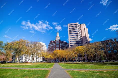 Premium Photo New Haven City Downtown Skyline Cityscape Of