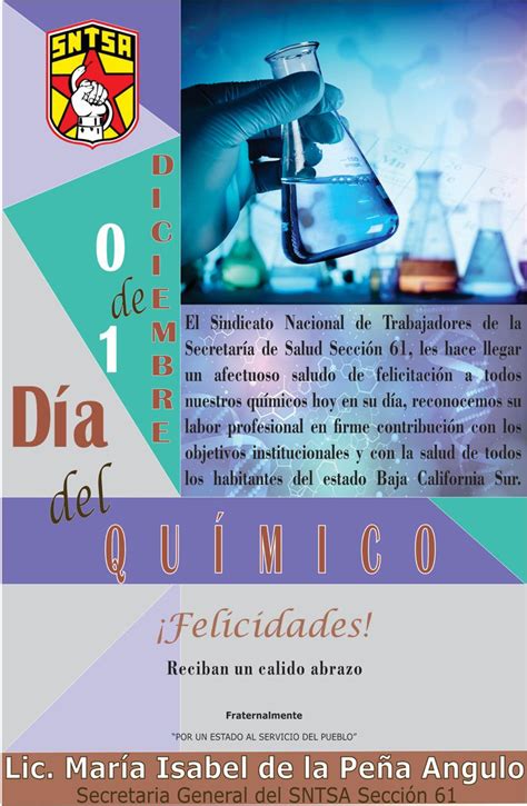 Feliz día del Químico