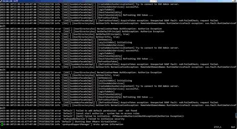Failed Vcenter Vxpd Service Vmware Vsphere