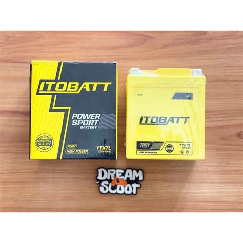 Jual Aki Itobatt 12V 8Ah Vespa Matic Aki Vespa Matic Vespa Sprint Aki