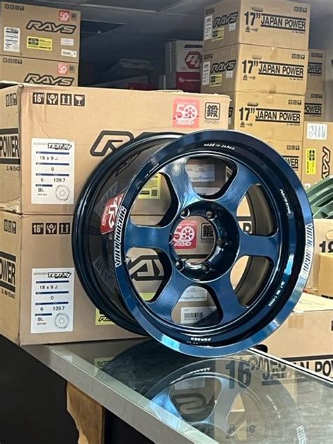 Volk Racing Te37xt 18x9 0 Offset 6x139 Mag Blue Showstoppers Usa