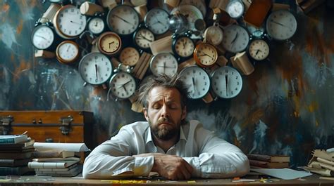 Premium Photo Stressed Busy Professional Overwhelmed With Tasks