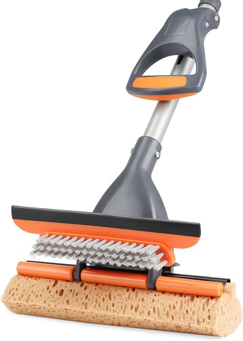 Amazon 3 In 1 Sponge Mop Roller Mop With Extendable Handle And