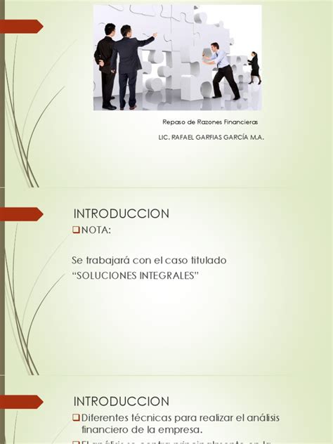 Repaso Razones Financieras Pdf Ratio Financiero Contabilidad