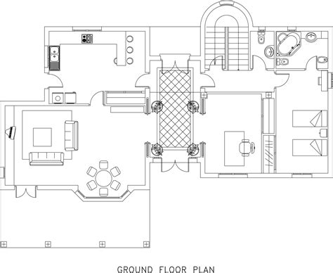 Ground Floor Plan Of Small House Floor Roma
