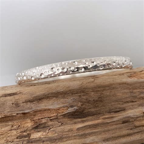 Bubbles Solid Silver Bangle Not On Amazon