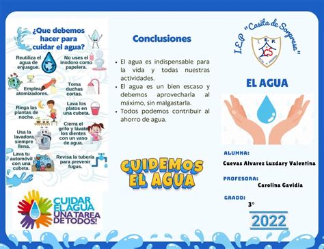 Triptico El Agua