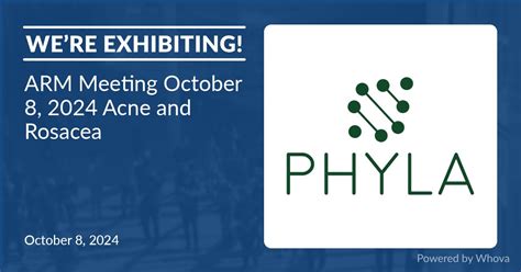 Phyla Is Excited To Be Supporting The Arm Acne And Rosacea Meeting