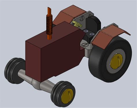 Stl File Tractor・model To Download And 3d Print・cults