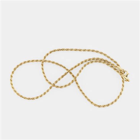 Gold Rope Necklace Sergedenimes Us