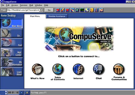 Windows 95s Compuserve Software R Nostalgia