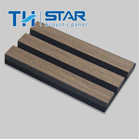 3d Fluted Fabric Sound Absorbing Wall Wood Slat Polyester Fiber Felt