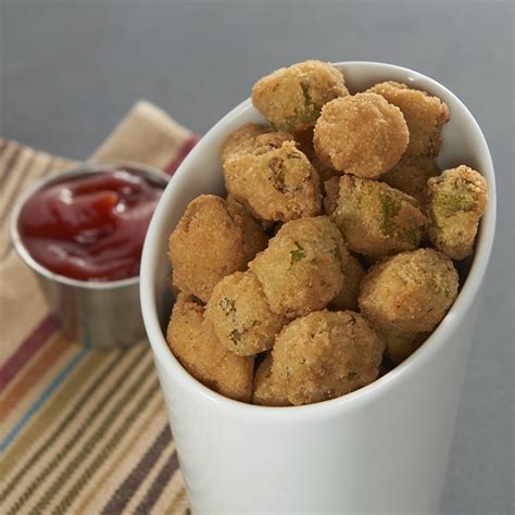 Monarch Okra Breaded Heavy Cut Round Raw Frozen Us Foods Chefstore