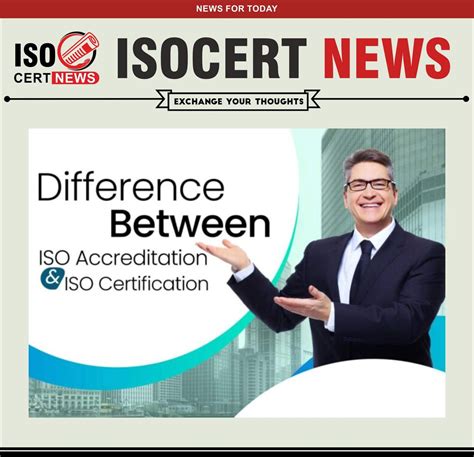Difference Between Iso Accreditation And Iso Certification Iso Cert News