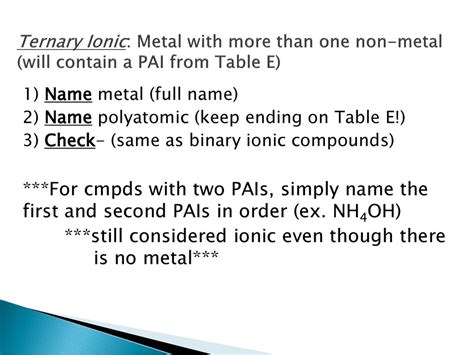 Unit 5 Naming And Formula Writing Ppt Download