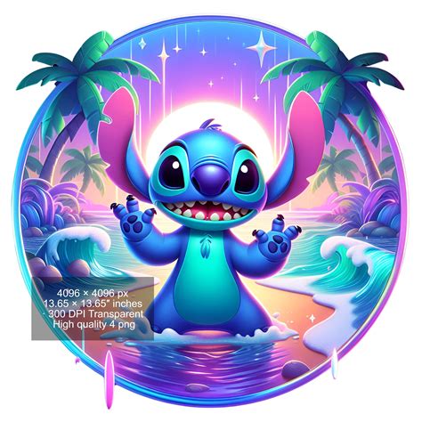 4 Png Stitch Splash And Watercolor Digital Design Png File For