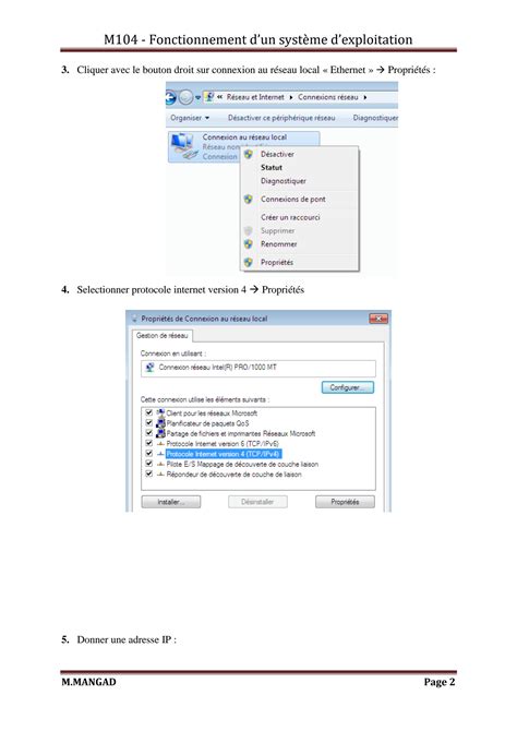 Solution Tpn Configurer La Carte R Seau Sous Windows Studypool