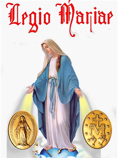 Legion Of Mary Sticker For Sale By Evawilkinso Redbubble