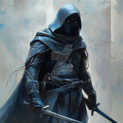 Hooded Human Assassin Masked Character Adopt Dnd By Dissunder On Deviantart